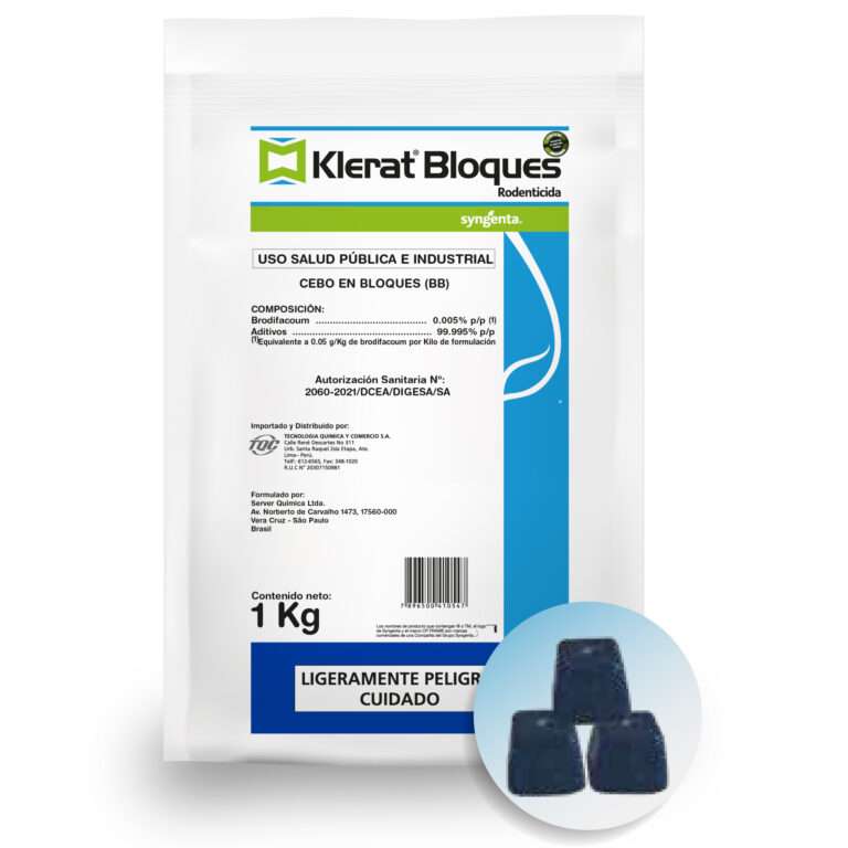KLERAT BLOQUE RODENTICIDA – BOLSA POR 1 KILO – Dacorp